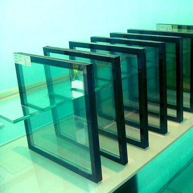 Double-glazed glass panel - DOUBLE GLAZED - Clear glass - low-e / sun ...