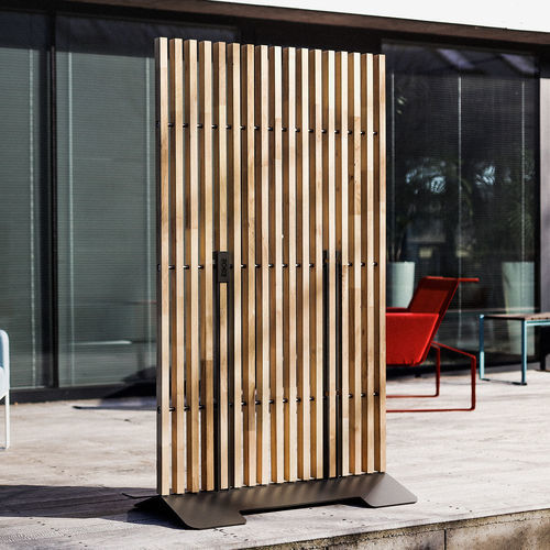 Contemporary screen - Mario MAR220 - egoé - solid wood / ash / steel