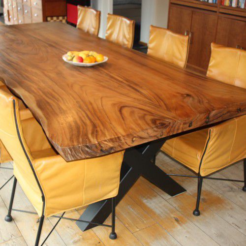 Contemporary dining table - SUAR - Unik - solid wood / rectangular / home