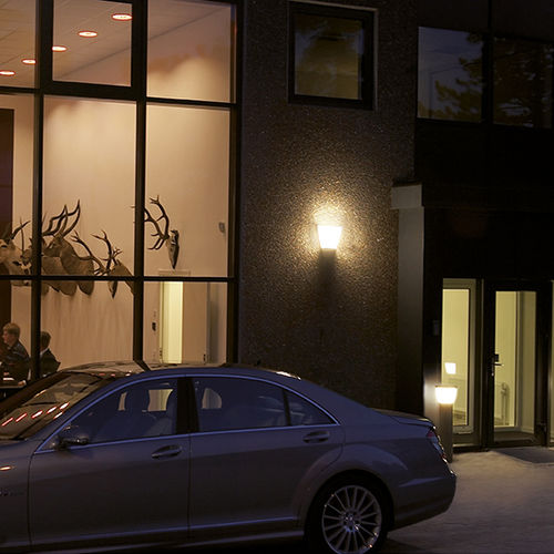 Contemporary wall light - RAY - SG LIGHTING - outdoor / aluminum / cast ...