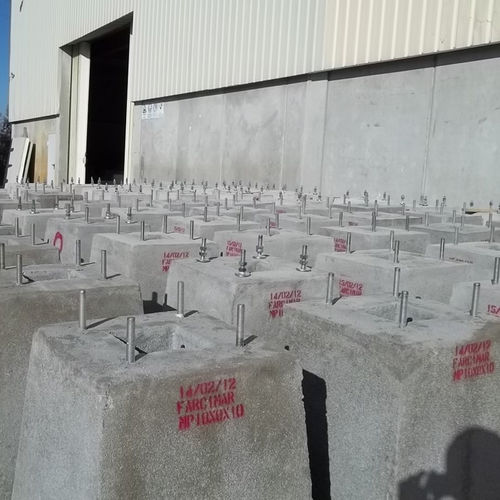 Reinforced concrete column base plate - FOOTING - Farcimar - precast