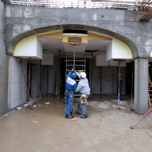 Circular formwork - VAULTS - Arbloc srl - single-sided / polystyrene ...