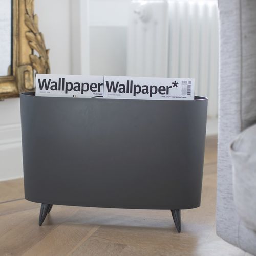 Contemporary magazine rack - MILANO - Koziol - home / recycled plastic ...