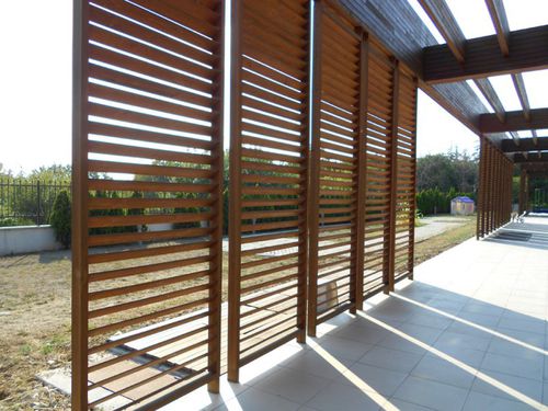 Wooden solar shading - NOVATHERMOWOOD SUNBLIND - novawood - for facade