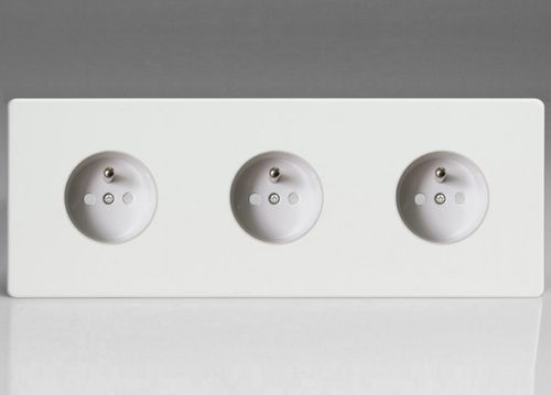 Power socket - BMT-PC3 - ALSO & CO - triple / wall-mounted / recessed