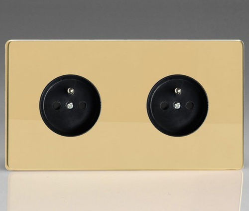 Power socket - LTM-PC2 - ALSO & CO - double / wall-mounted / recessed