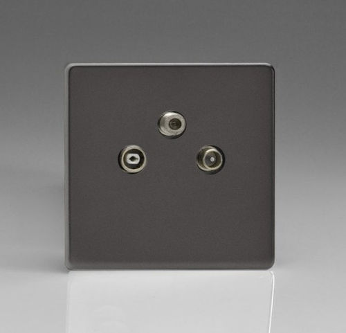 TV socket - ETN-TVS - ALSO & CO - SAT / radio / triple