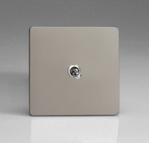 Light switch - STN-TS1 - ALSO & CO - toggle / recessed / chrome