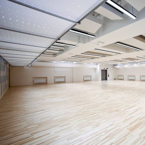 Floating stage floor - BLOC - HARLEQUIN - wooden / wood look ...