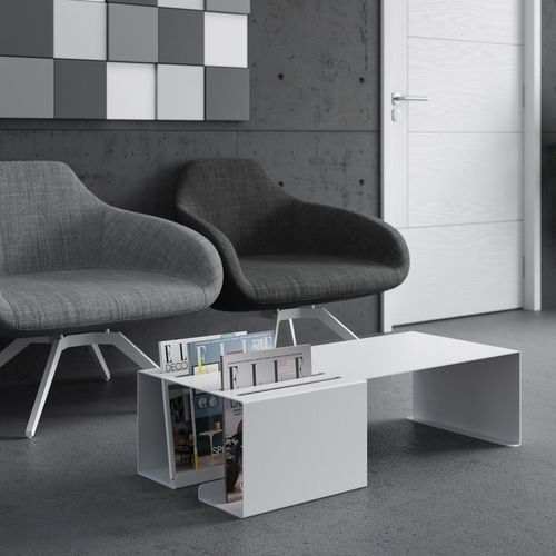 Contemporary coffee table - FOLDER - take me HOME. - aluminum / powder ...