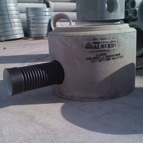 Precast concrete manhole - BASE - Prefabricados Alberdi - polypropylene ...