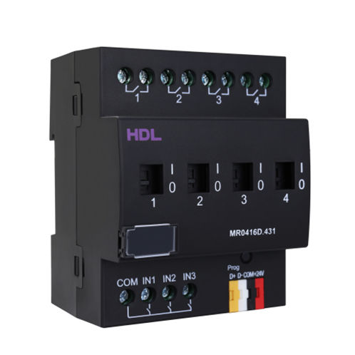 Home automation system switch actuator - HDL-MR0416D.431 - HDL Automation Co., Ltd - DIN rail ...