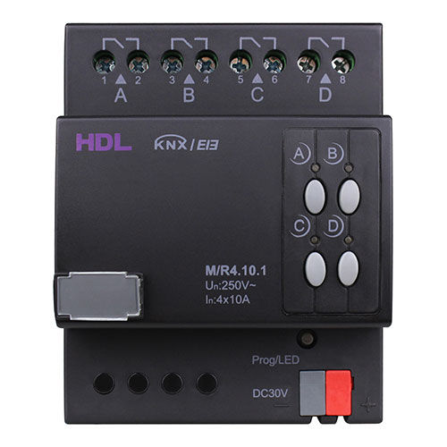 Home automation system switch actuator - M/R4.10.1 - HDL Automation Co., Ltd - KNX / DIN rail / home