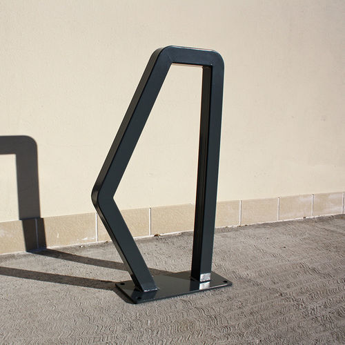 Floor-mounted bike rack - Grado - Bottega 7 - galvanised steel ...