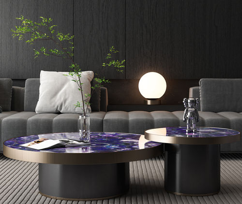 Contemporary coffee table - Agate Purple 1 - Efesus Stone - natural ...