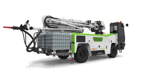 Mobile concrete pump - CSSE - CIFA S.p.A - truck-mounted
