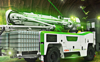 Mobile concrete pump - CSSE - CIFA S.p.A - truck-mounted