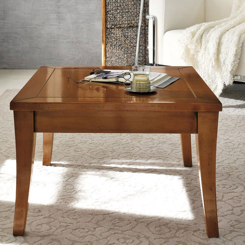Contemporary coffee table - Devina Nais - solid wood / rectangular / square
