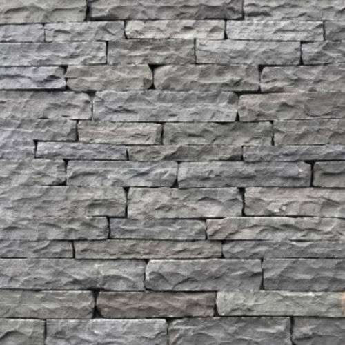 Stone wall cladding - LEDGESTONE : CHARCOAL BLACK - Asian Stones ...