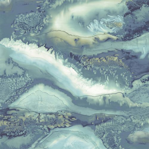 Contemporary wallpaper - OBSIDIAN PANEL B - Harlequin - scenic / fabric ...