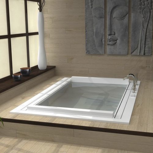 Home bathtub - Lotus - WATERGAME COMPANY - professional / composite ...