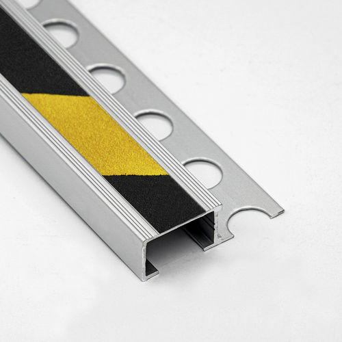 Aluminum edge trim - 14X25 - ALUMACER® - for step / corner / rectangular
