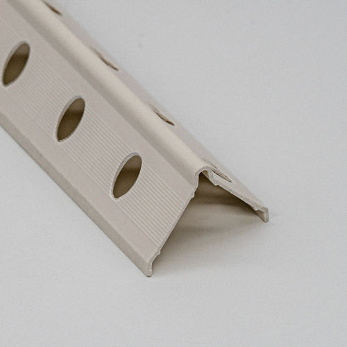 PVC edge trim - 28 MM - ALUMACER® - outside corner / for partition wall ...