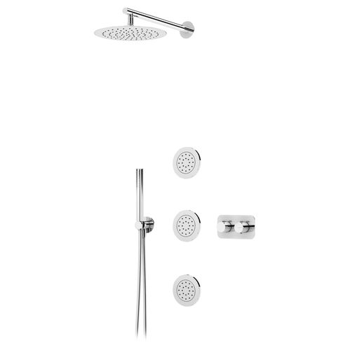 Built-in shower set - VENUS - Bruma - contemporary / with hand shower ...