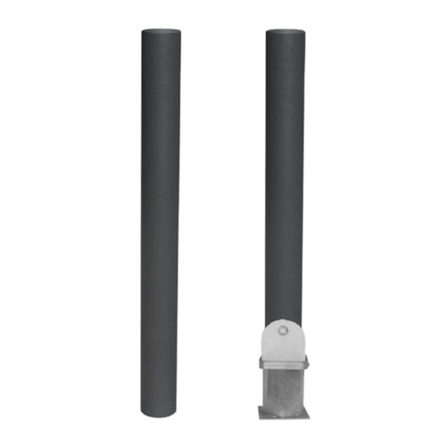 Security post - TUBULAR - Ado urban - removable / galvanised steel / high