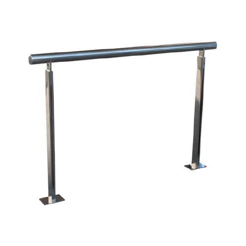 Stainless steel railing - TSC - Ado urban - with bars / outdoor / for ...
