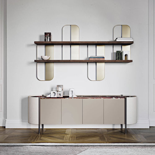 Contemporary sideboard - Karin - Capital Collection - wooden / marble ...