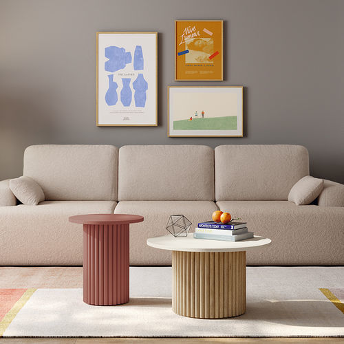 Contemporary coffee table - Shitake - Mobenia - lacquered MDF ...