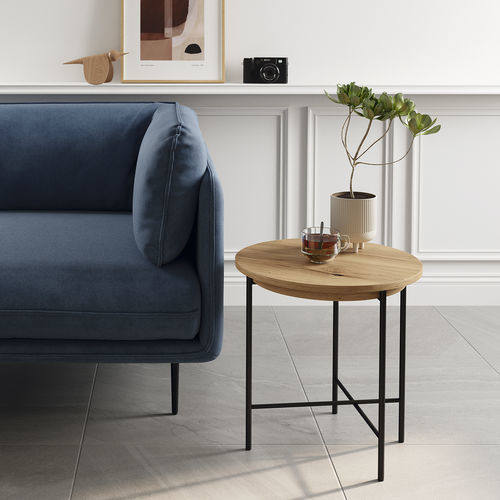 Contemporary side table - Kendo - Mobenia - lacquered MDF / ceramic ...