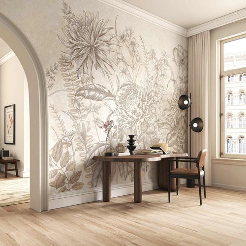 Contemporary wallpaper - WILDFLOWERS - Tecnografica Italian ...