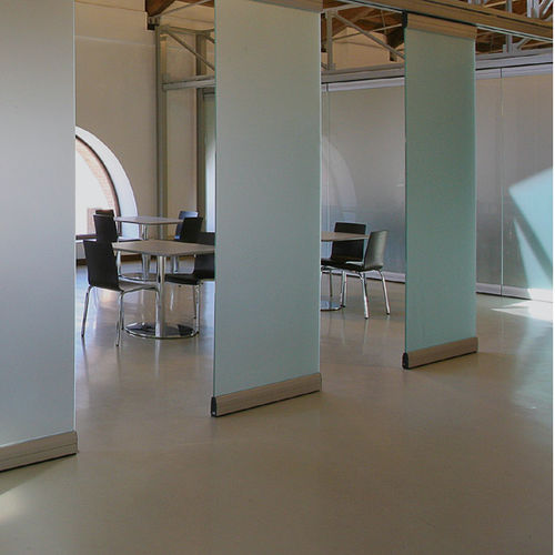 Tempered glass panel - STACKWALL FRAMELESS - CARVART - laminated / acoustic / transparent
