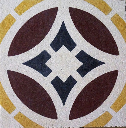 Outdoor encaustic cement tile - REF 6 - Mosaics Torra | Cement Tiles ...