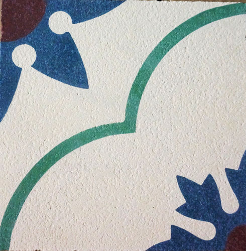 Outdoor encaustic cement tile - REF M102 - Mosaics Torra | Cement Tiles ...