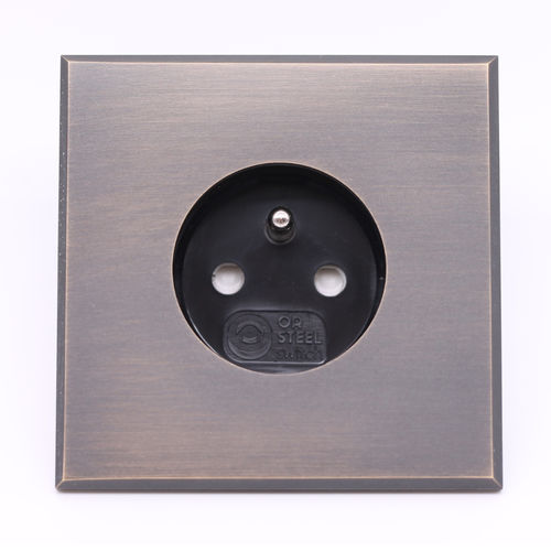 Electric socket - COLLECTION EQUERRE - BRONZE ANTIQUE - MAISON ORSTEEL ...