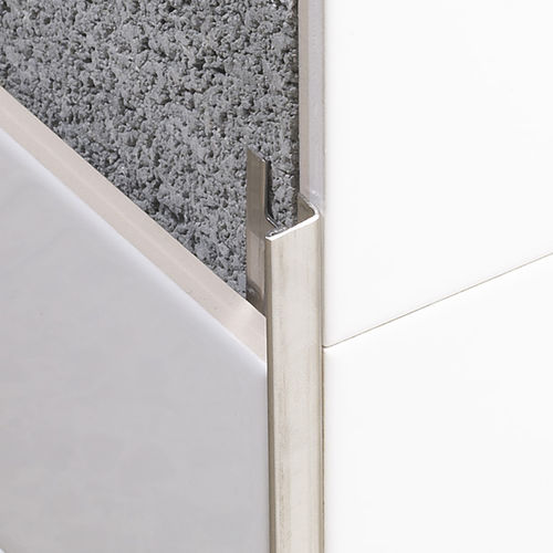 Stainless steel edge trim - EUROCORNER 183S - Euroshrink - for tile ...