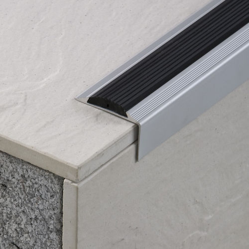 Aluminum edge trim - EUROSTEP 231A - Euroshrink - for tile / outside ...