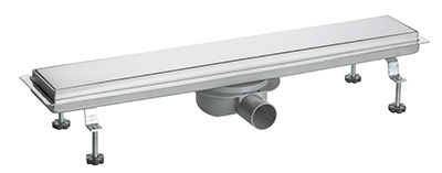 Stainless steel linear shower drain - T10060/TCVB - Ferplast Srl