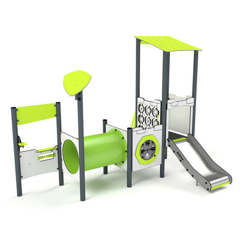 Playground structure - 11100 - Astrus Playgrounds - metal / HDPE / modular