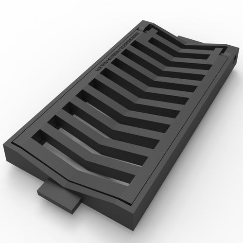 Cast iron drain grate - CONCAVE NORTE - Grup Fabregas - for public ...