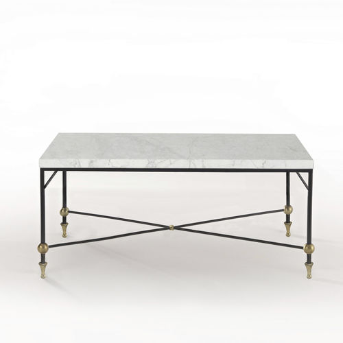Traditional coffee table - BARON - Mobilier De Style - brass / glass ...