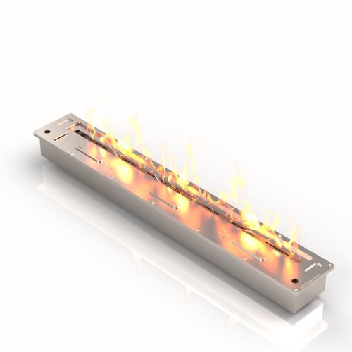 Stainless steel bioethanol burner - BR800R - bioKamino - rectangular ...