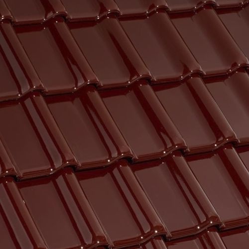Interlocking roof tile - RT 861 - Randers Tegl A/S - imbrex / large / clay