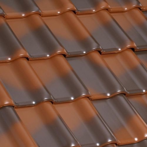 Interlocking roof tile - RT 867 - Randers Tegl A/S - imbrex / large / clay