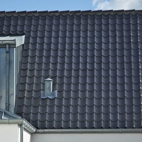 Imbrex roof tile - RT 810 - Randers Tegl A/S - pan / small / clay