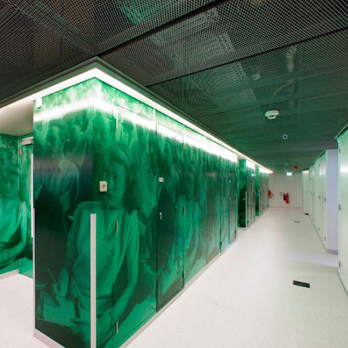 Aluminum suspended ceiling - PERSPECTIVE - Integra - Interior Systems ...