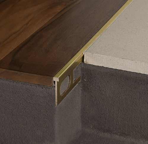 Tile junction profile - CERFIX® PROJOINT M - PROFILPAS - brass